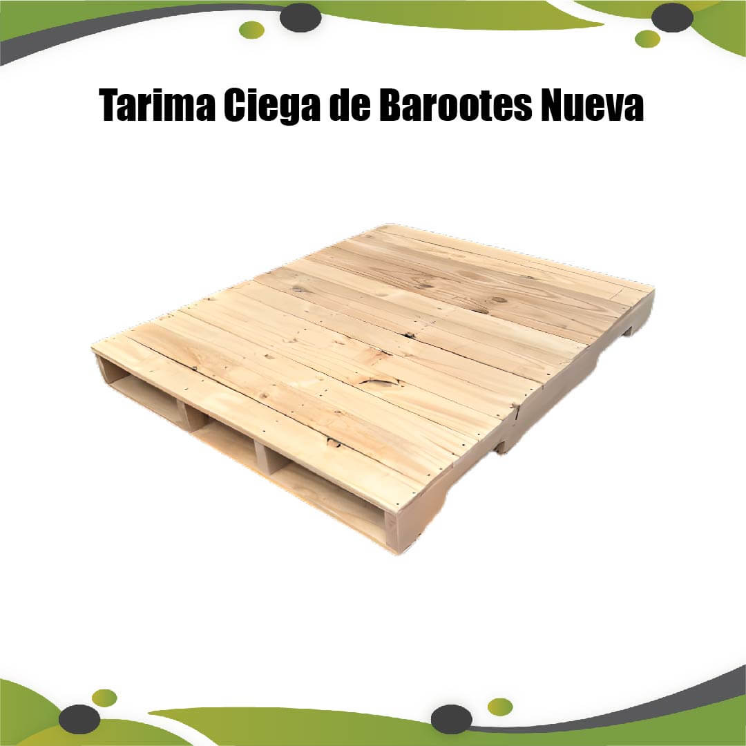 Tarima Ciega Nueva - Pallets Alfa Texcoco